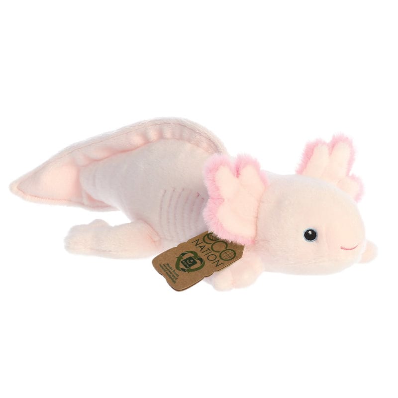 AURORA PLUSH ECO NATION AXOLOTL CUDDLY SOFT TOY TEDDY RECYCLED PLASTIC ...