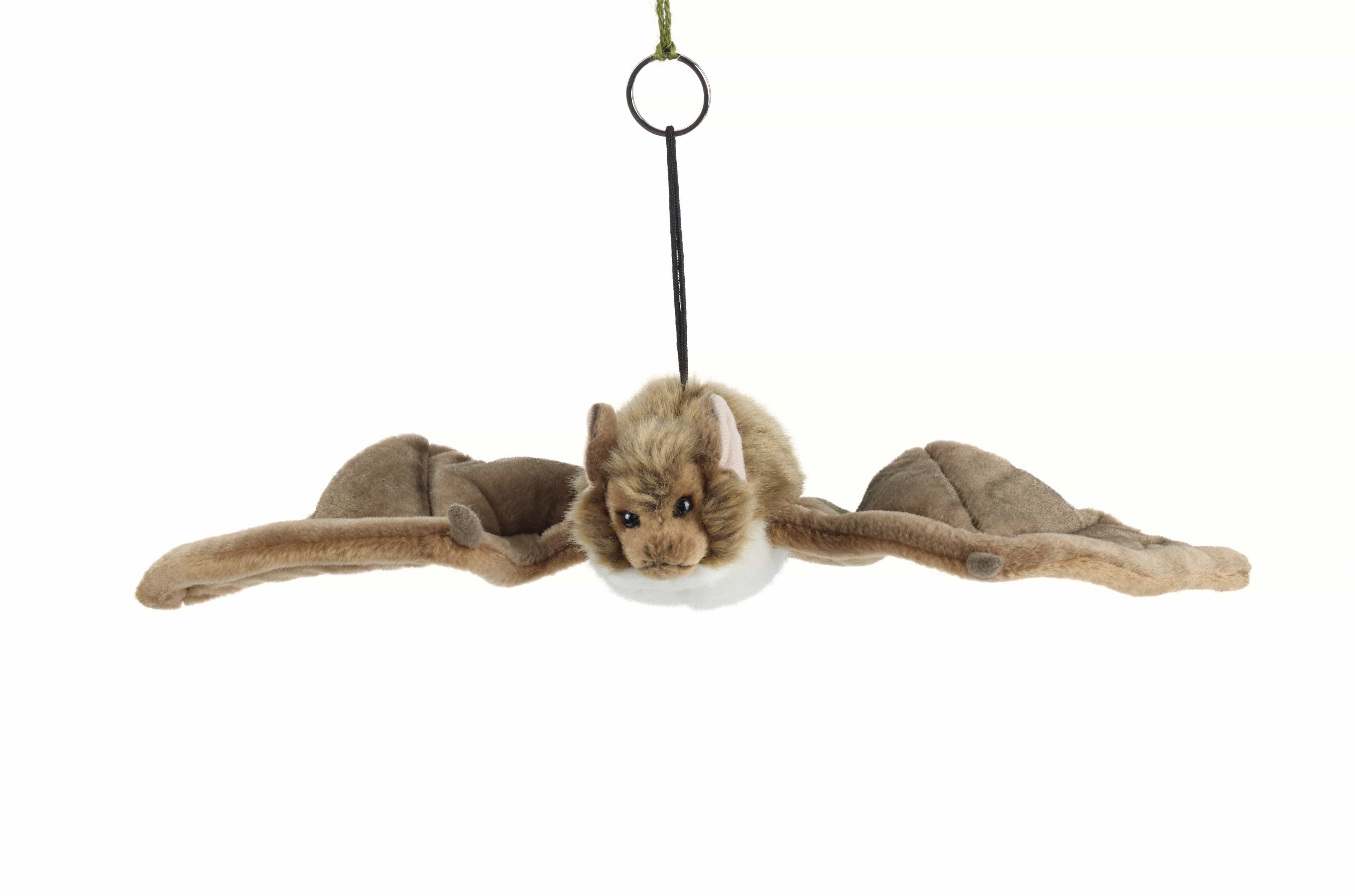 LIVING NATURE HANGING BAT SOFT CUDDLY PLUSH TOY TEDDY - Kingdom of Toys UK