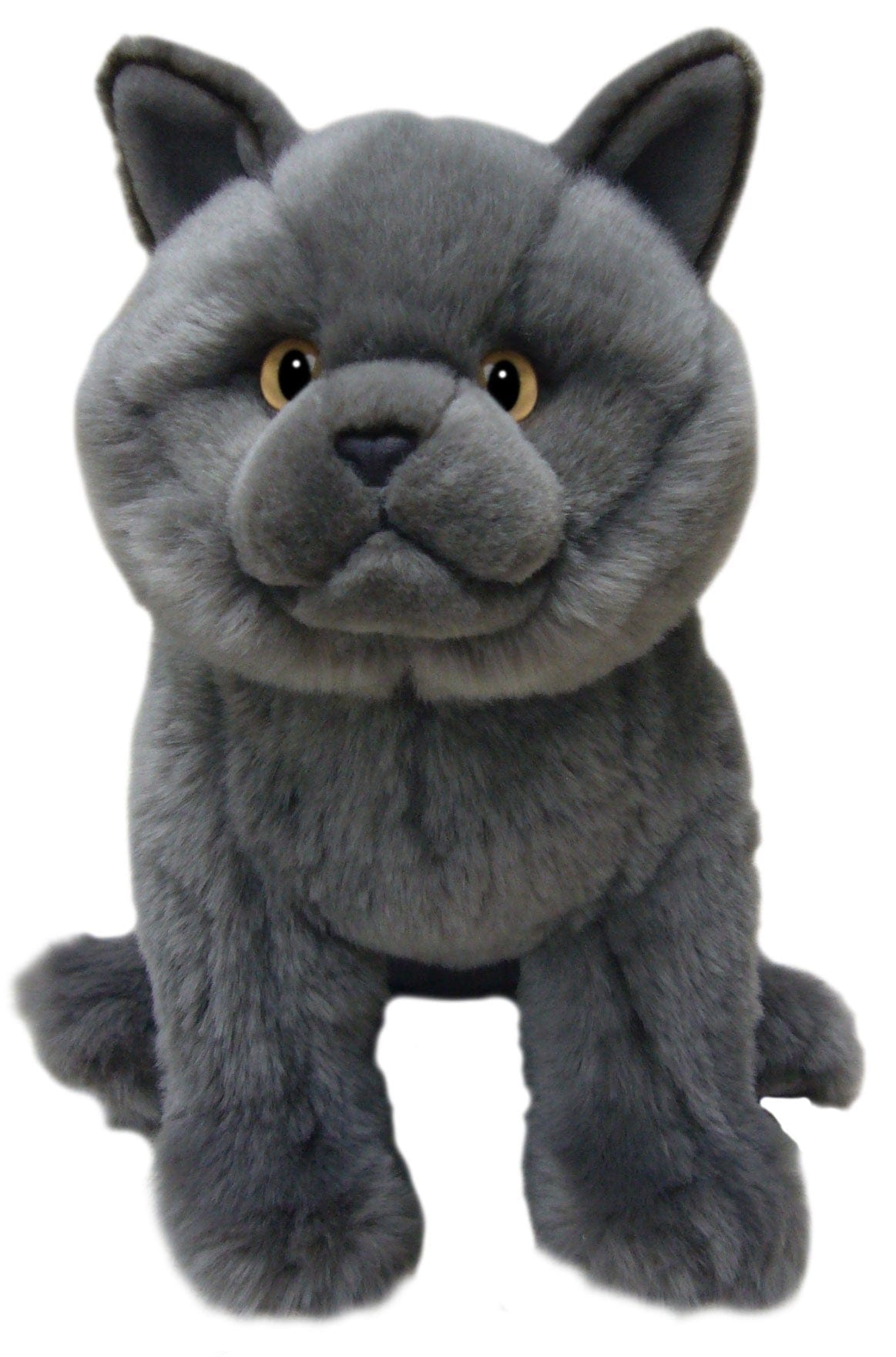 FAITHFUL FRIENDS BRITISH BLUE CAT 12" SOFT CUDDLY PLUSH TOY TEDDY ...